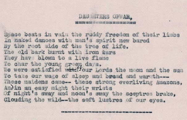 Poets of the first world war