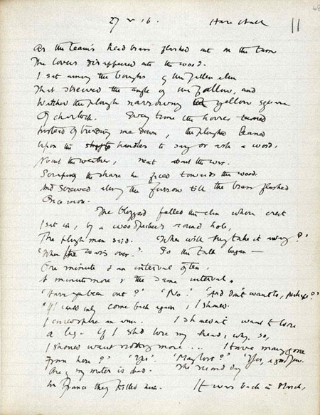 Poets of the first world war