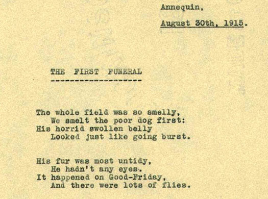 Poets of the first world war