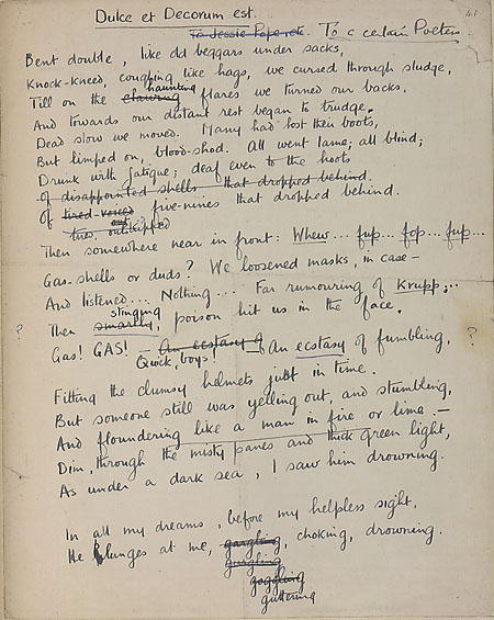 Poets of the first world war