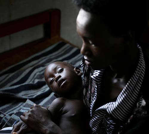 Inside the maternity ward