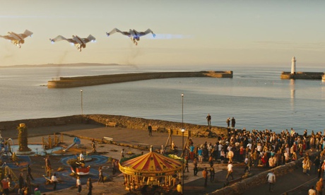 Robot Overlords review – spirited sci-fi with Gillian…