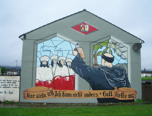 Before and after: Lower Shankill murals redesigns