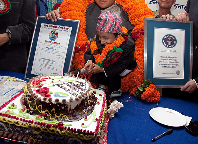 Khagendra Thapa Magar celebrates becoming world's…