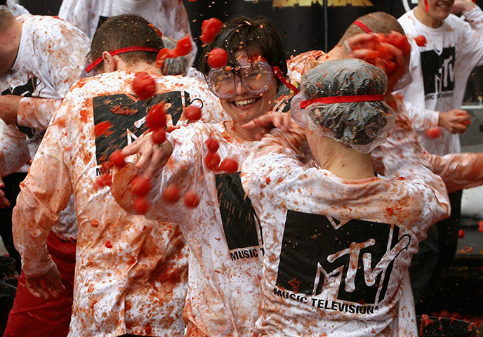 Tomato fight in London