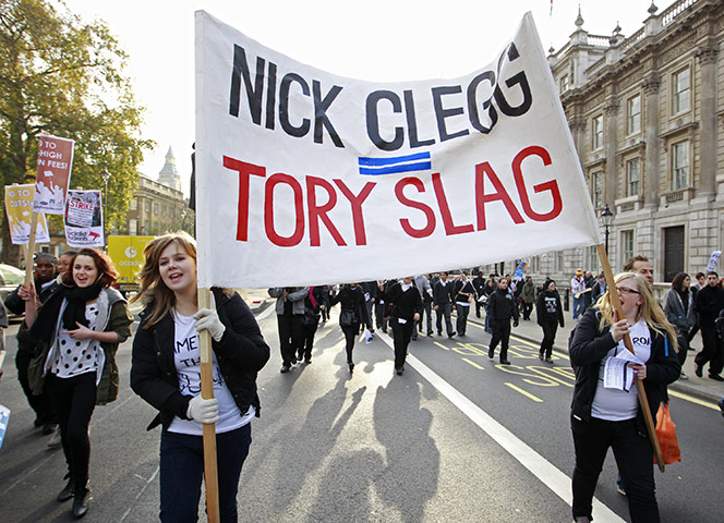 Student protest placard slogans
