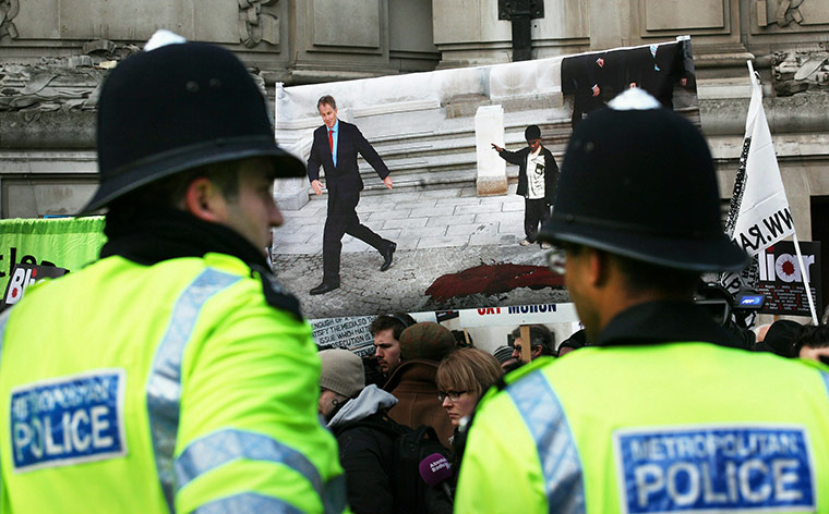 Tony Blair at the Chilcot inquiry - in pictures