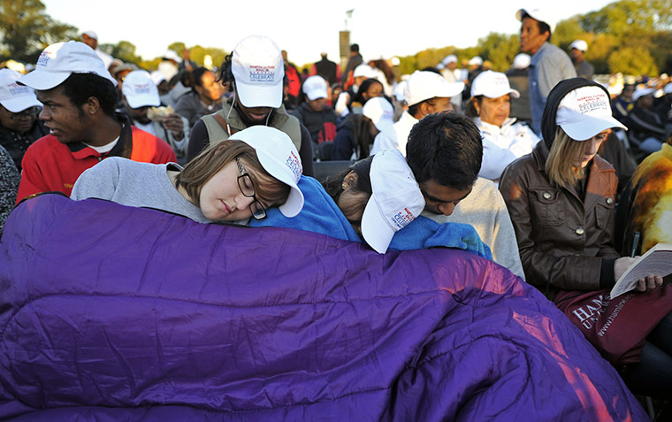 Martin Luther King memorial dedication – in pictures