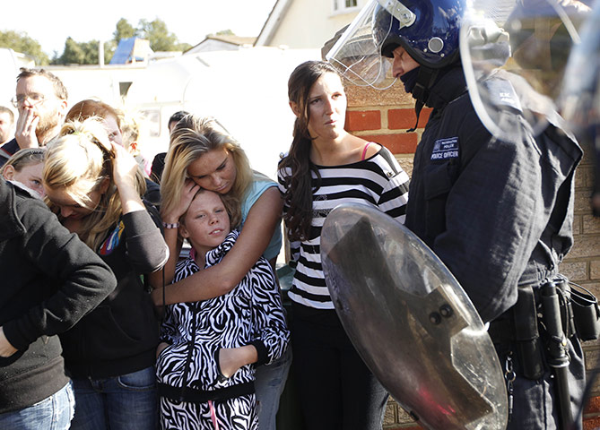 Dale Farm evictions - in pictures