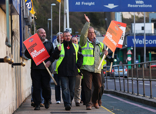 Public sector strikes - in pictures