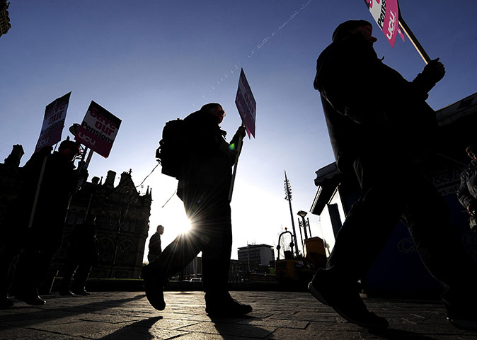 Public sector strikes - in pictures