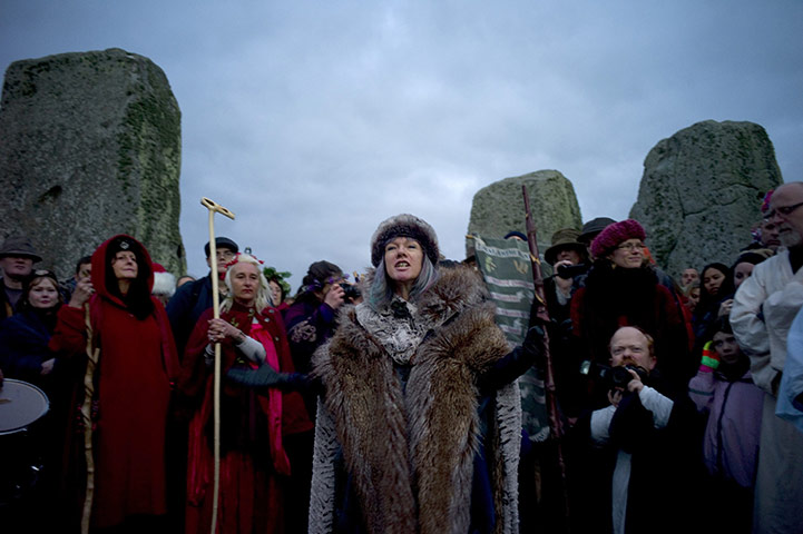 Winter solstice at Stonehenge – in pictures