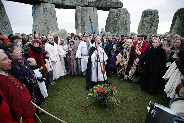 Winter solstice at Stonehenge – in pictures