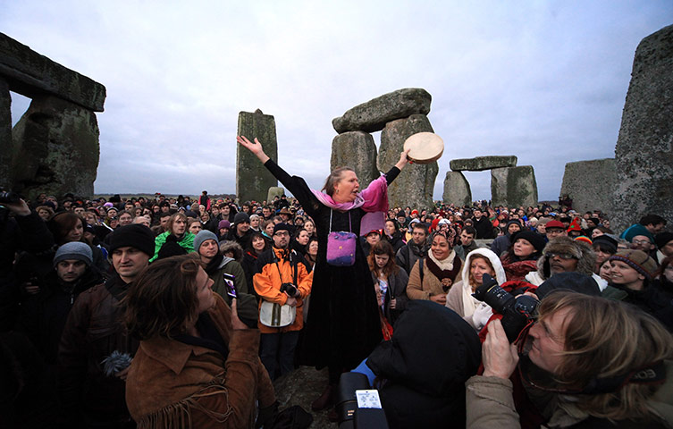 Winter solstice at Stonehenge – in pictures
