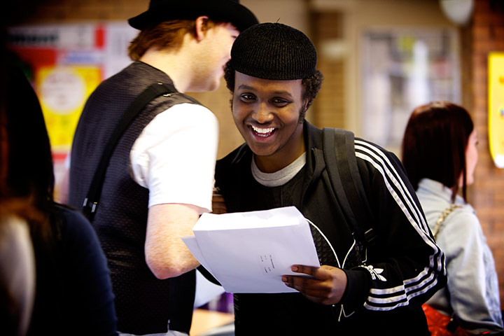 A-level results – in pictures