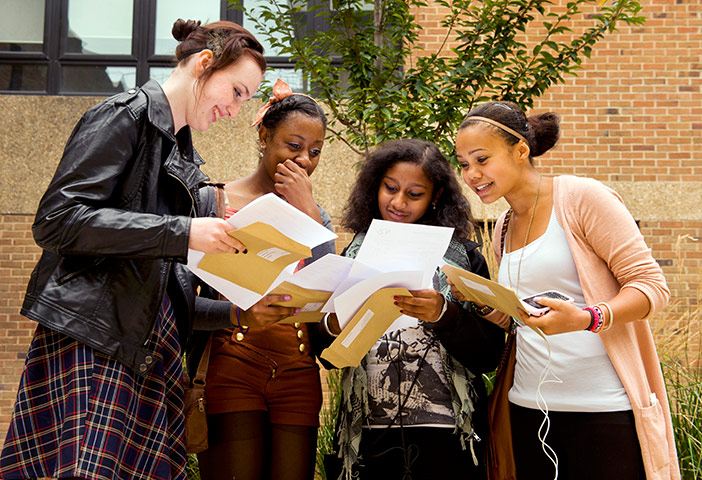 A-level results – in pictures