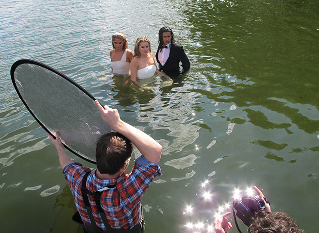 Made in Chelsea photoshoot - behind the scenes