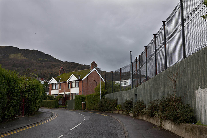 Belfast peace walls - in pictures