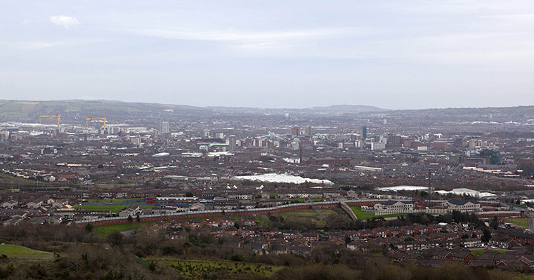 Belfast peace walls - in pictures