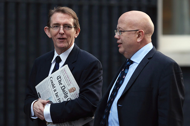 Editors at Downing Street - in pictures