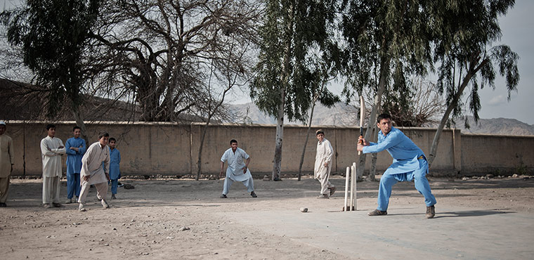 Faqrullah High School cricket pitch - in pictures