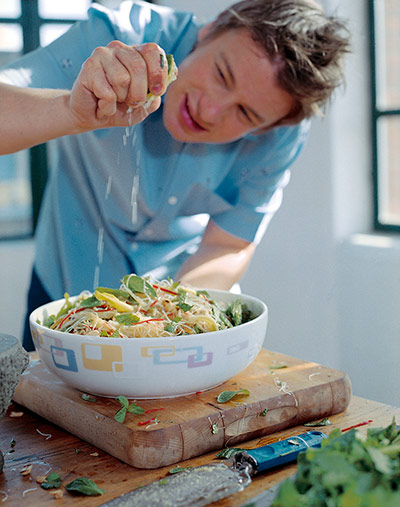 In the kitchen with TV chefs - in pictures