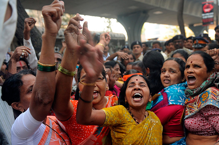 Women protesting around the world – in pictures