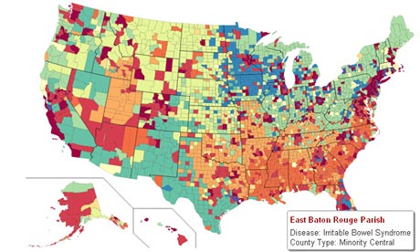 Healthcare visualisation maps disease prevalence…