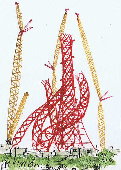 David Gentleman on his year drawing London - gallery