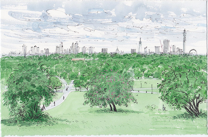 David Gentleman on his year drawing London - gallery