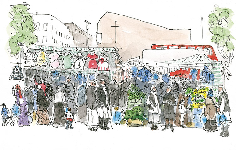 David Gentleman on his year drawing London - gallery