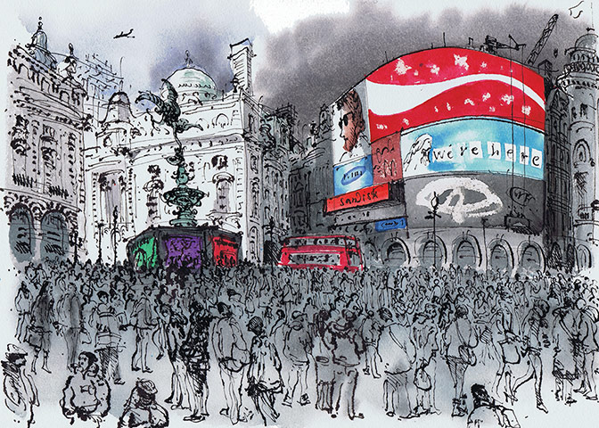 David Gentleman on his year drawing London - gallery
