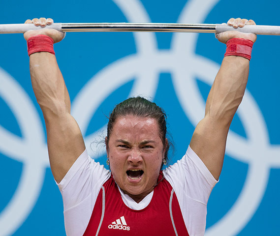 London 2012: The faces of the women's 58kg clean and…