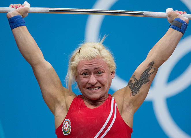 London 2012: The faces of the women's 58kg clean and…