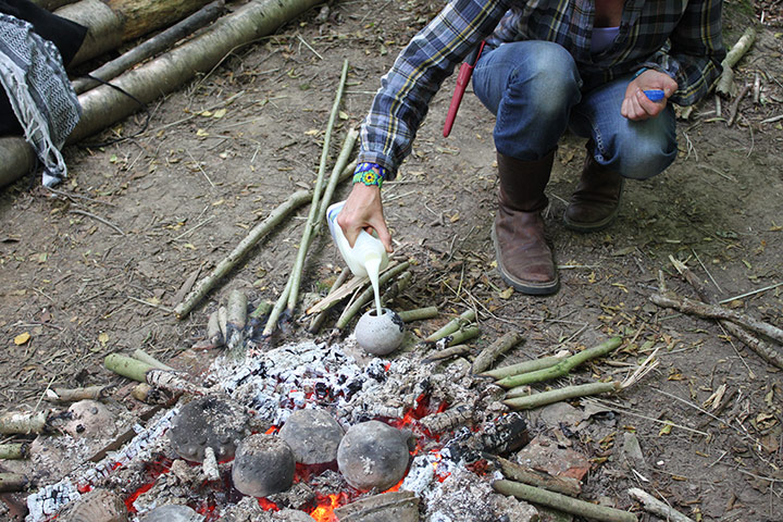 Feat of clay: making wild pottery – in pictures