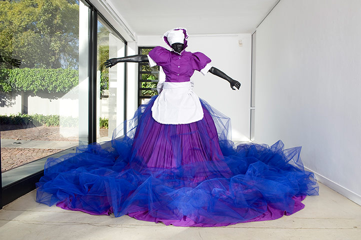 The work of South African artist Mary Sibande – in…