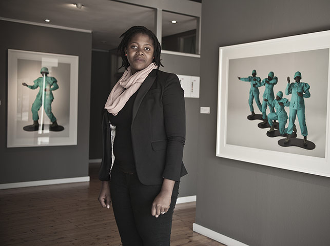 The work of South African artist Mary Sibande – in…