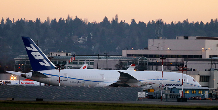 Dreamliner planes grounded - in pictures