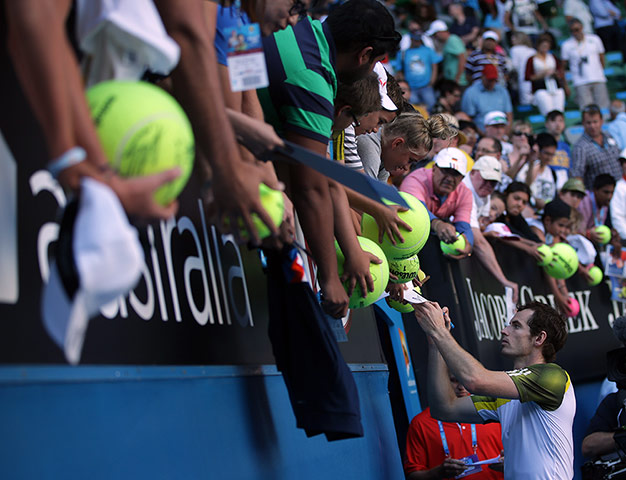Australian Open 2013: Andy Murray's quarter-final - in…