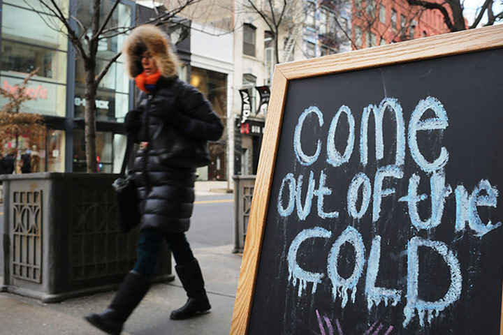 Arctic air grips much of US in cold snap – in pictures