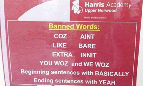 London School Bans Slang | LC1LC2