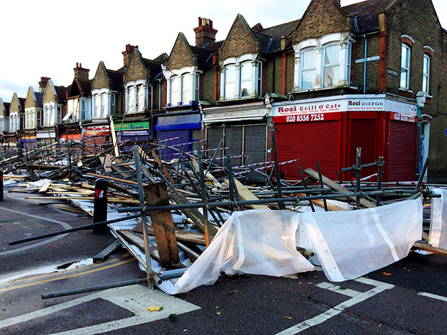 St Jude's storm hits Britain - in pictures