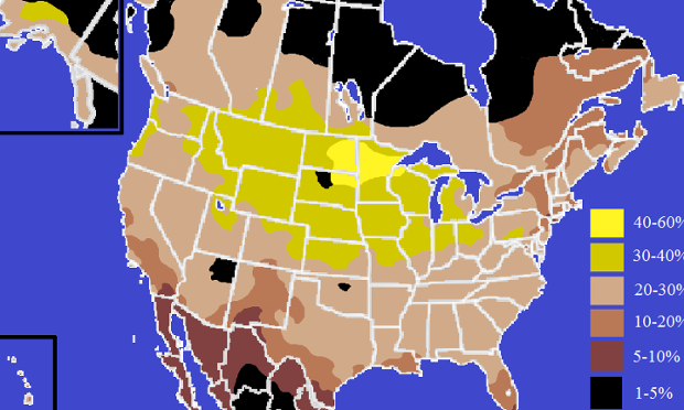 Blond and Red Hair map of the USA : r/askgaybros