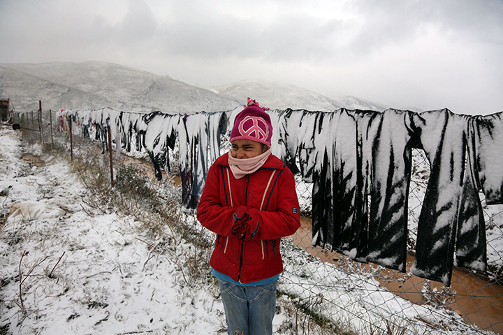 Winter storm hits Syria and Lebanon - in pictures