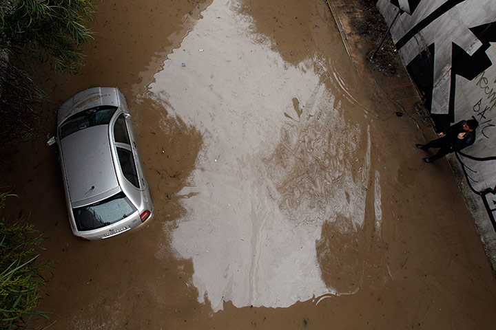 Flooding in Athens – in pictures