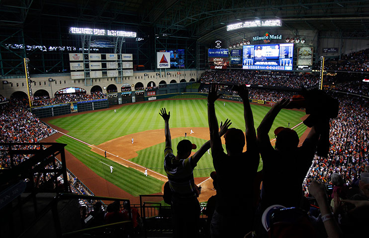 MLB opening night: Houston Astros v Texas Rangers – in…