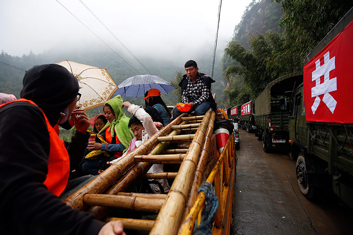 China earthquake rescue effort – in pictures