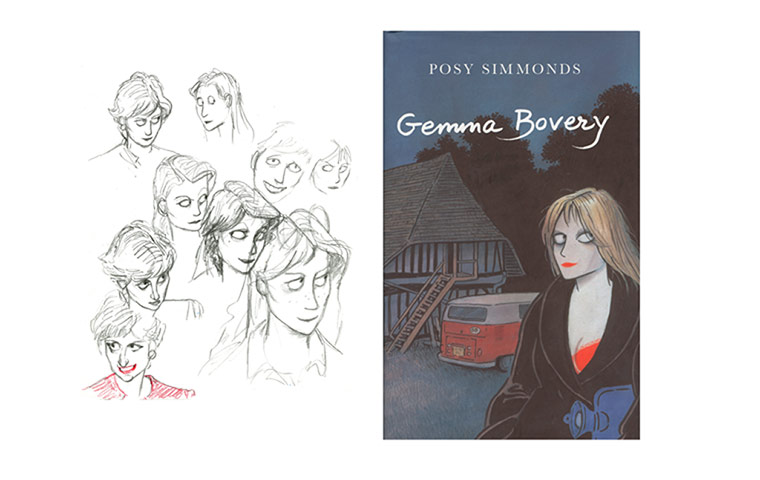 A peek inside the sketchbooks of Posy Simmonds