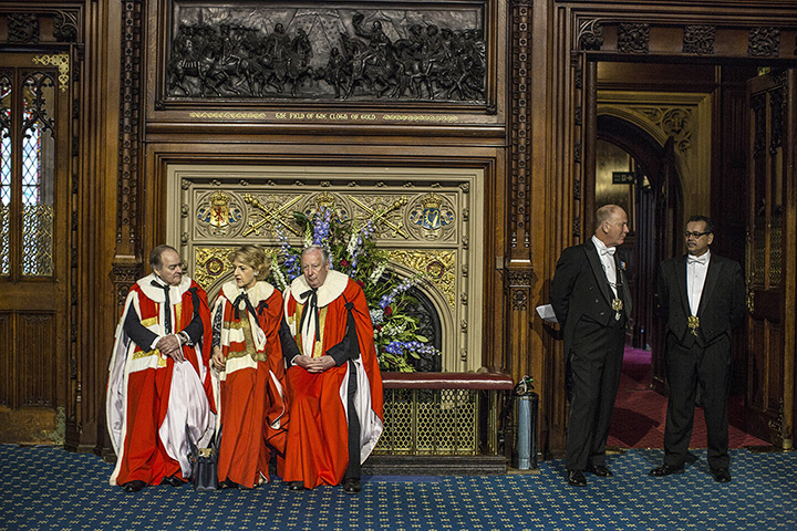 Queen's speech and state opening of parliament - in…