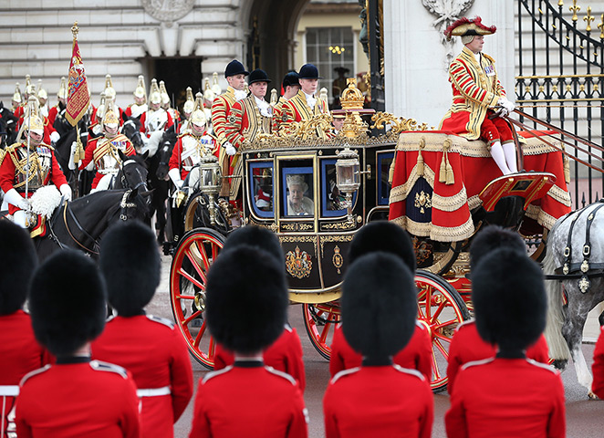 Queen's speech and state opening of parliament - in…